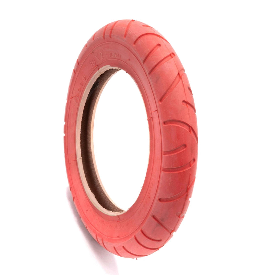 Tyre 10 x 2 Red On Road - ATON ELECTRIC BIKES